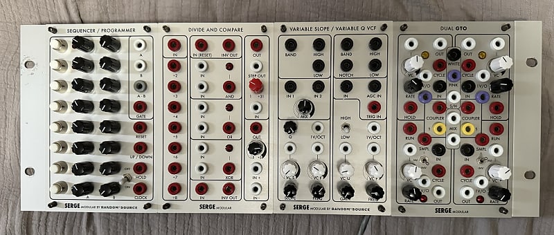 Serge Modular Random Source Custom Sequencer Panel 4U with | Reverb