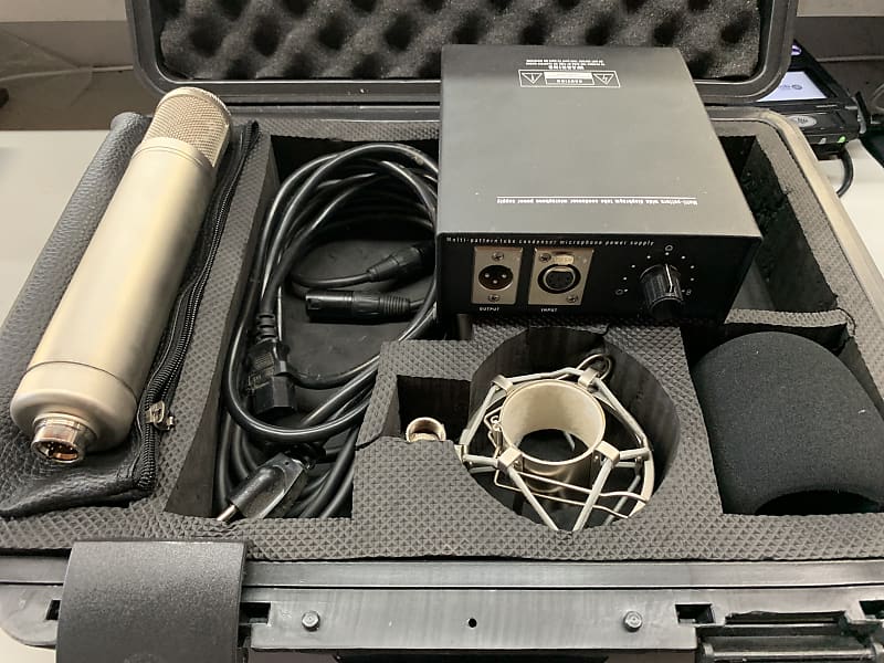 Tube Condenser Microphone w Power Supply & Case | Reverb