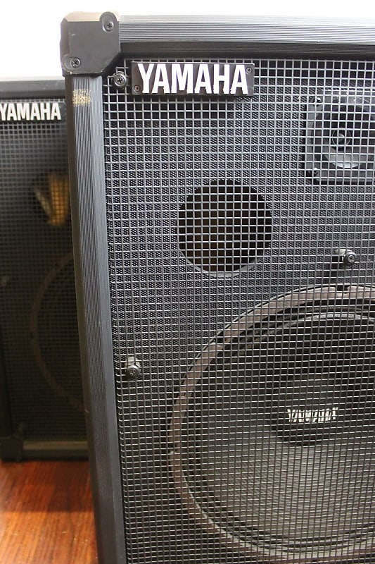 4321 - Pair of 2 Black Yamaha S115MT Speakers 15" Woofer | Reverb UK