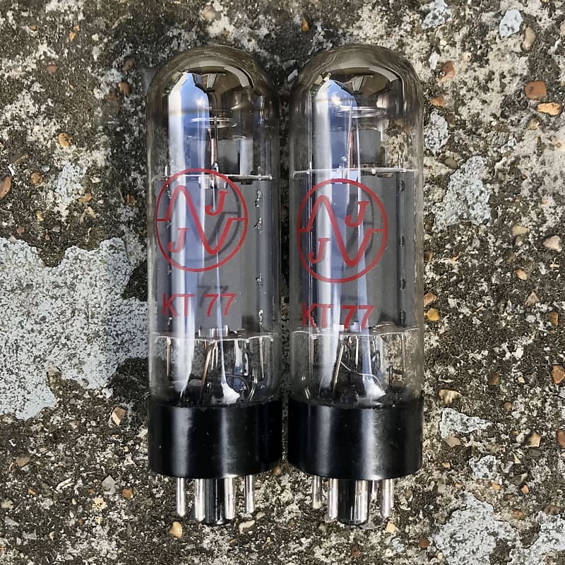 2x Matching JJ KT77 output valves / tubes - EL34 Alternative | Reverb