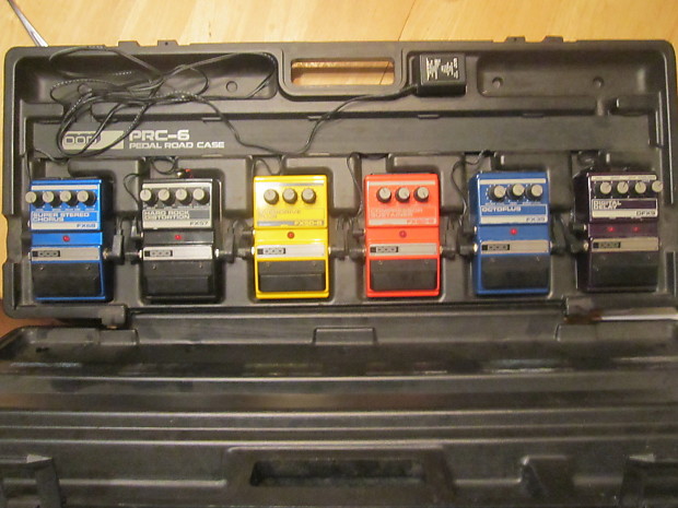 Vintage DOD Pedal Board 80's 6 DOD Pedals | Reverb