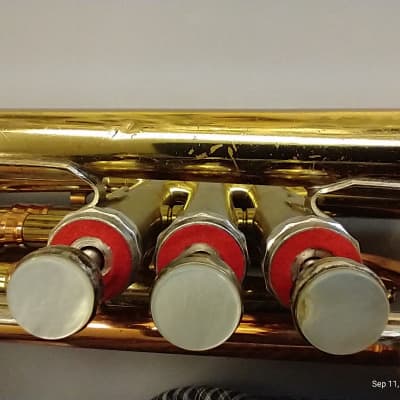Getzen Super Deluxe Tone Balanced Cornet 1950S - two toned | Reverb