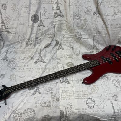 1987 Spector NS-2A Kramer Era Made In Korea Bass Trans Red | Reverb