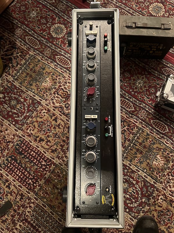 Bae 1073 stereo pair in mercenary audio rack neve 1073 2000s | Reverb