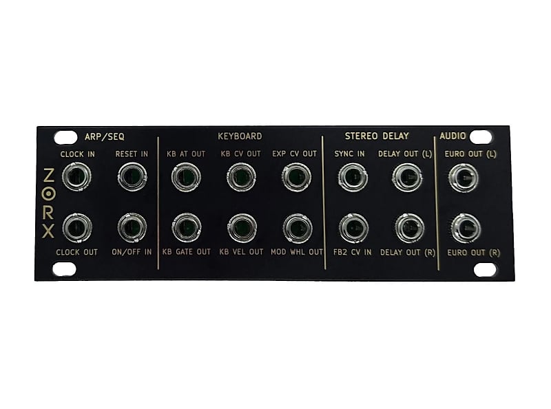 ZORX Electronics 1U Through Cable Routing Module [DEMO] | Reverb UK