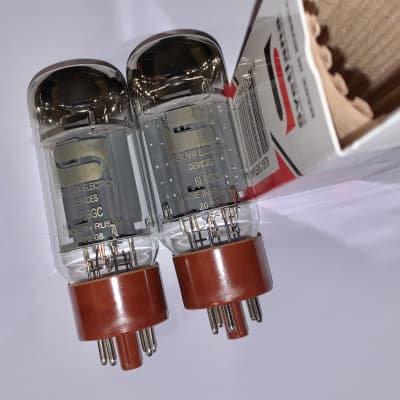 Svetlana Match pair winged C 6L6GC 6l6 Made in Russia | Reverb