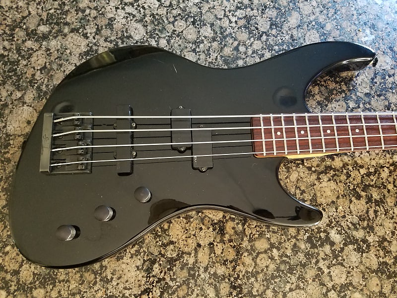 Guild Pilot Bass USA SB602 1986 P /J Gloss Black Original | Reverb