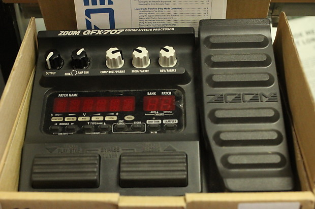 Zoom GFX-707 Guitar Effects Processor w/box, Reverb, Wah, | Reverb