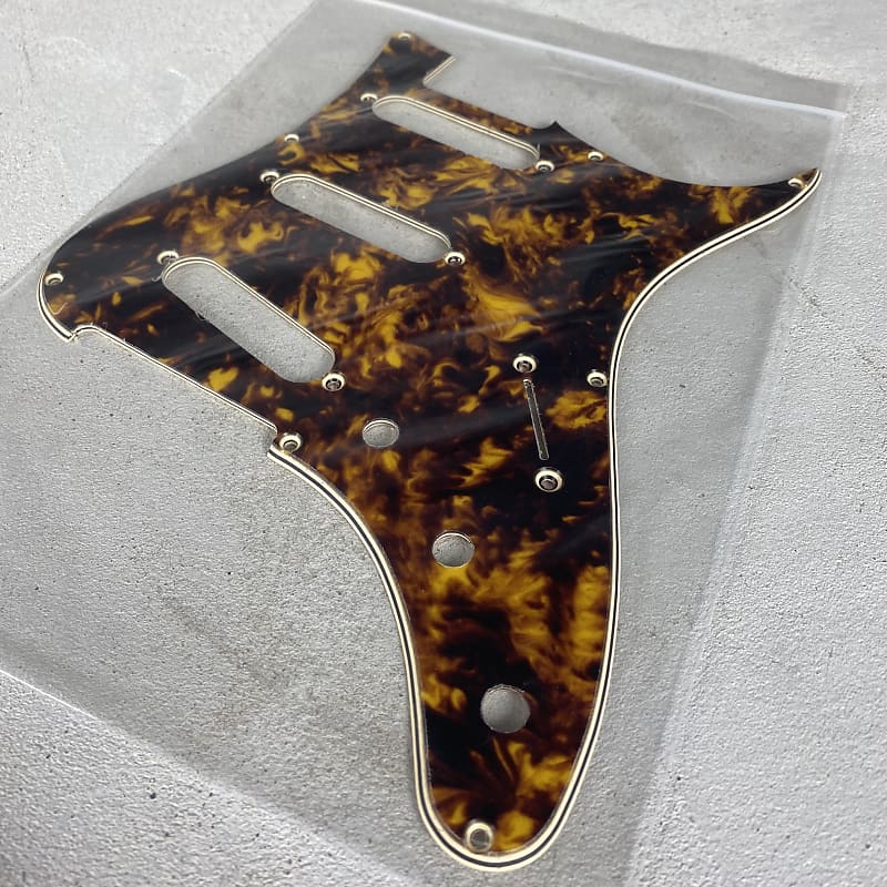 PRS Silver Sky core / Se pickguard 4ply yellow & brown | Reverb