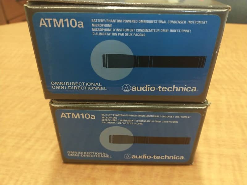 Audio-Technica ATM 10a- PAIR - Studio microphones | Reverb