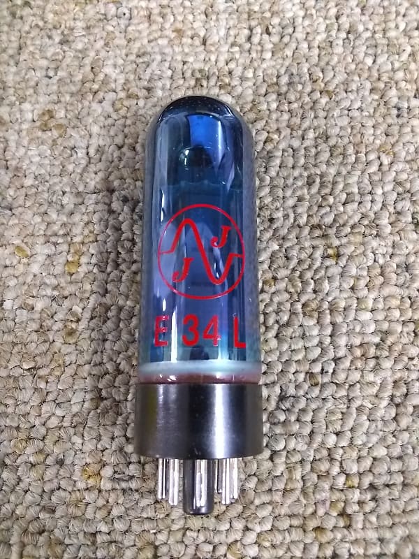 JJ Electronic E34L Blue NOS Pair Vacuum Tubes | Reverb