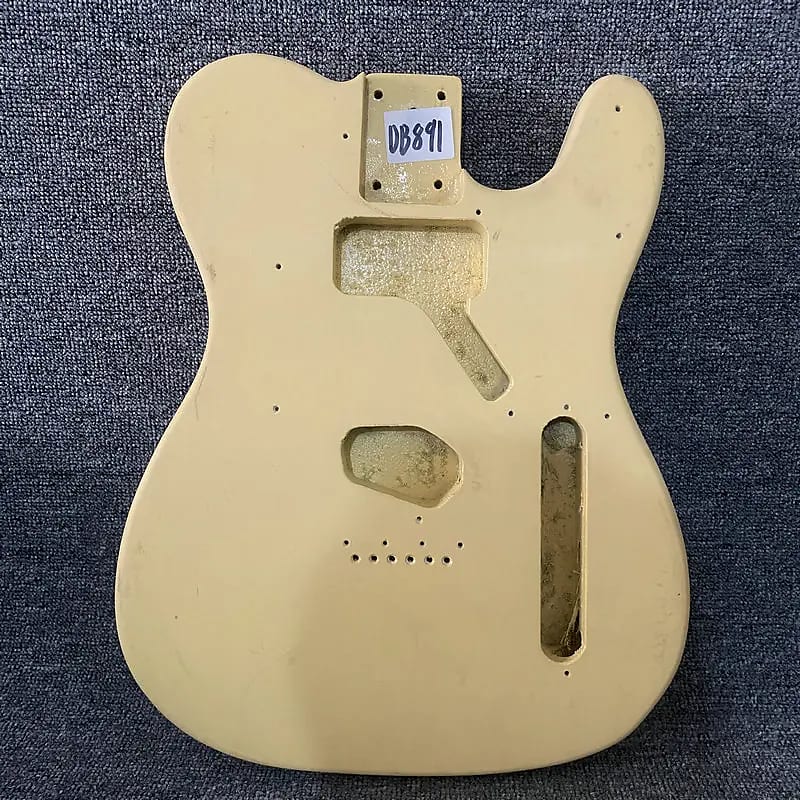 Cream Basswood Telecaster Tele Style Guitar Body DIY Project | Reverb
