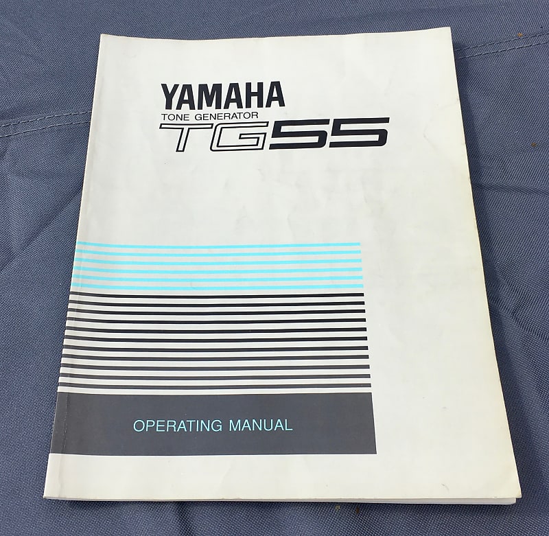 Yamaha TG55 Owners Manual | Reverb