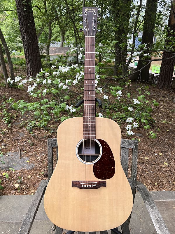 Martin DX2E 2020-present - natural w/ mahogany laminate back | Reverb