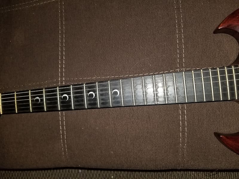 Gibson SG CRESCENT MOON INLAYS 2002 Mahogany EBONY FRETBOARD | Reverb