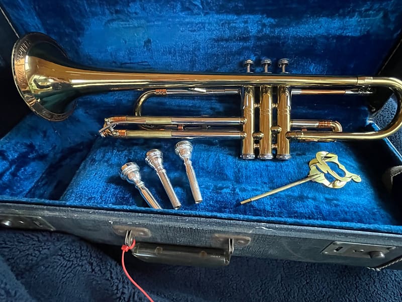 Getzen Super Deluxe Trumpet - Mid - 50's - Brass, Nickel, | Reverb