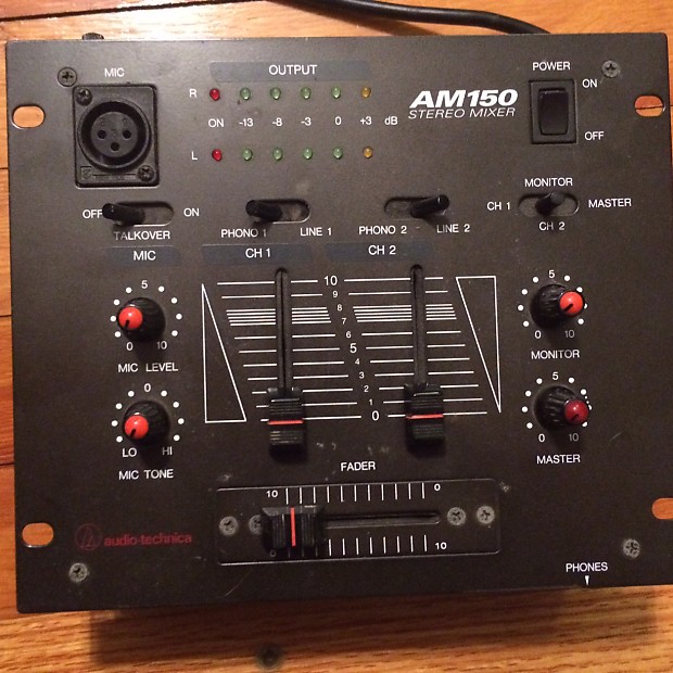 Audio-Technica AM150 Stereo Mixer Black | Reverb