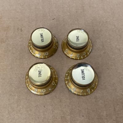 Gibson Vintage 1968 Les Paul Gold Reflector Knobs ES 335 1969 | Reverb