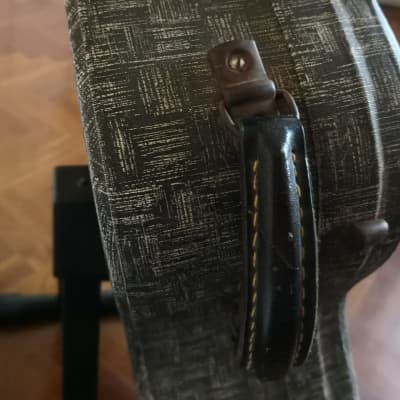 vintage Guild case 1960's - gray with pattern | Reverb