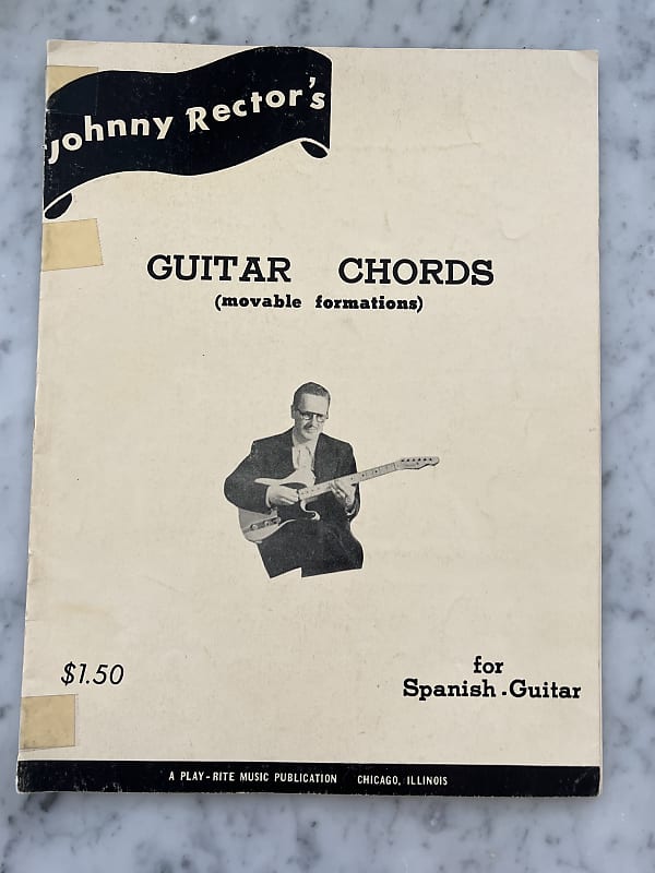 1953 Johnny Rector’s Guitar Chords Book Fender Blackguard | Reverb UK