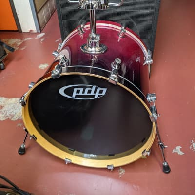 PDP FS Series 100% Birch Cherry 18 x 22" Bass Drum | Reverb