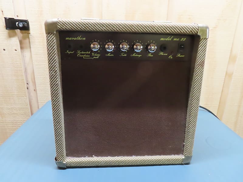 Marathon MX 22 1980's - Tweed -Great practice, recording amp | Reverb
