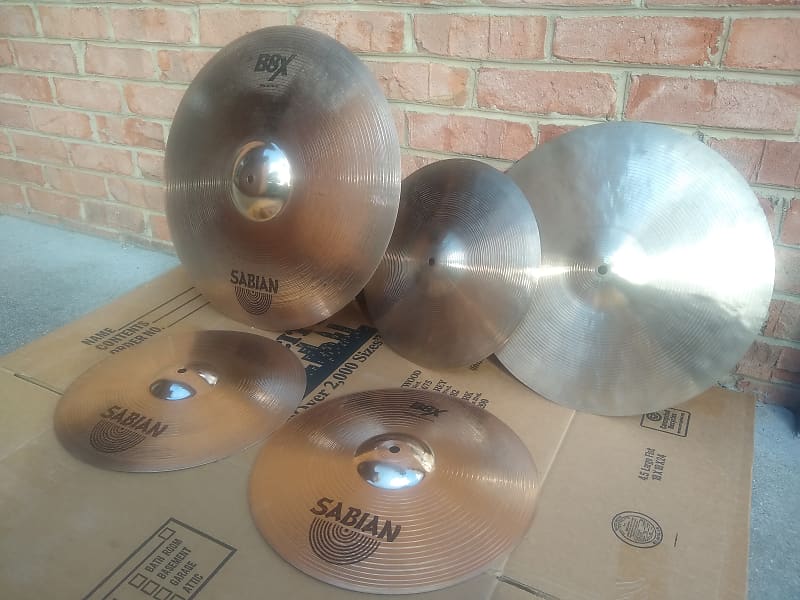SABIAN B8X CYMBAL SET W/ FREE 13" &16" THIN | Reverb