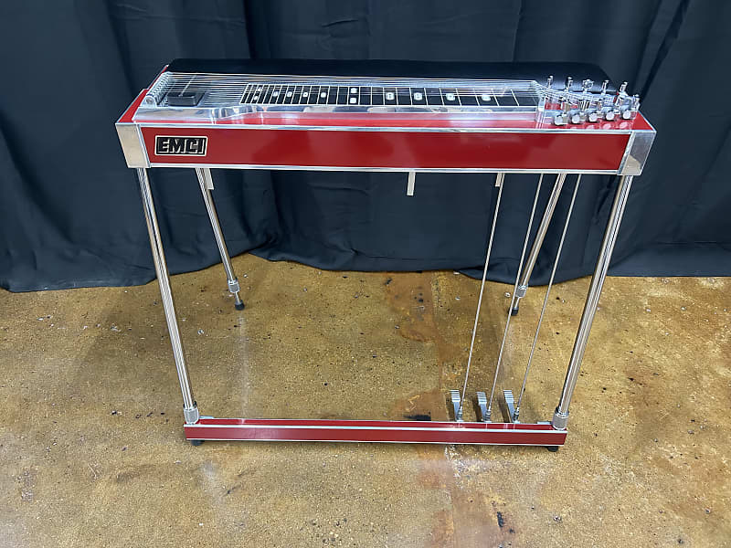 EMCI SD-10 Professional Pedal Steel Guitar - Red | Reverb
