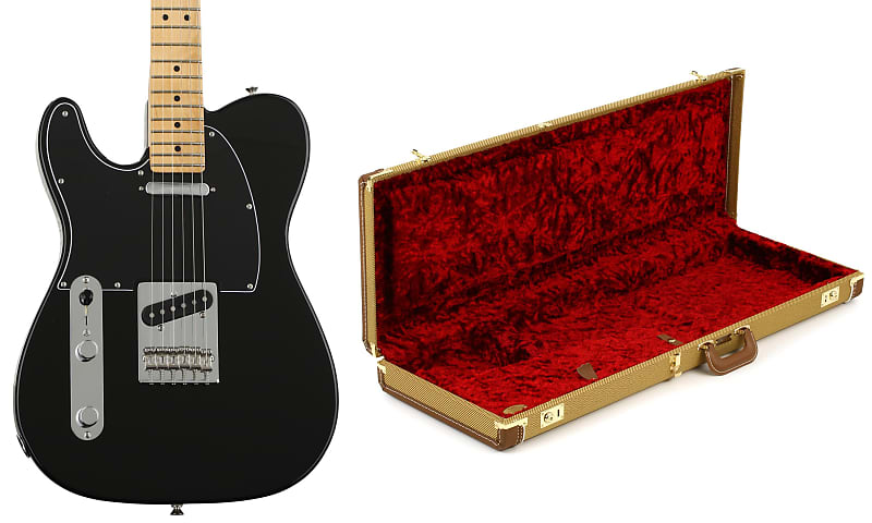 Fender Player Telecaster Left-handed - Black with Maple | Reverb