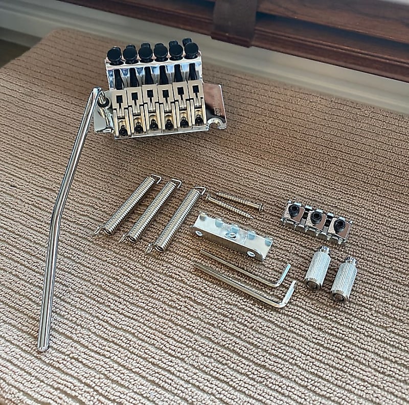 Wilkinson Guitar Double Locking Tremolo System Bridge | Reverb