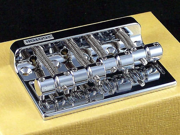 Gotoh 201B-4 Bass Bridge Chrome BB 0356-010 | Reverb