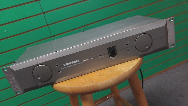 Samson Servo-150 Studio Amplifier 75 Watt Stereo Amp (Music | Reverb