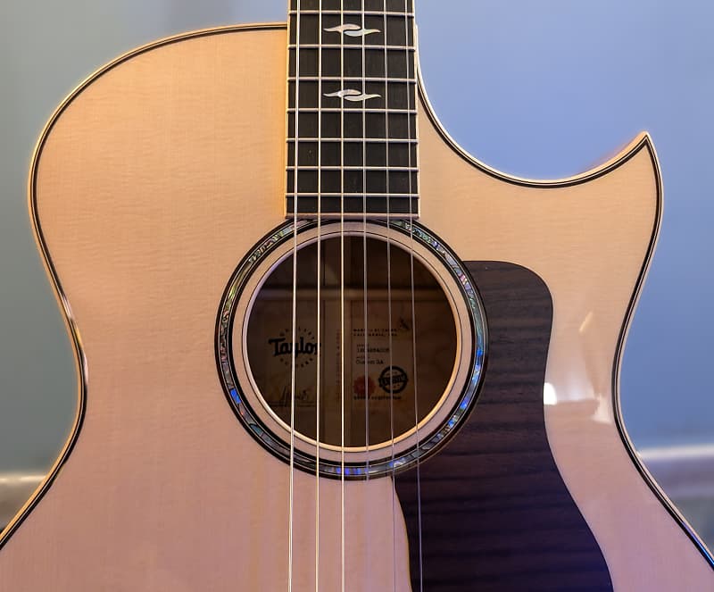 Taylor 814ce-N Custom Nylon String AAA Quilted Maple | Reverb