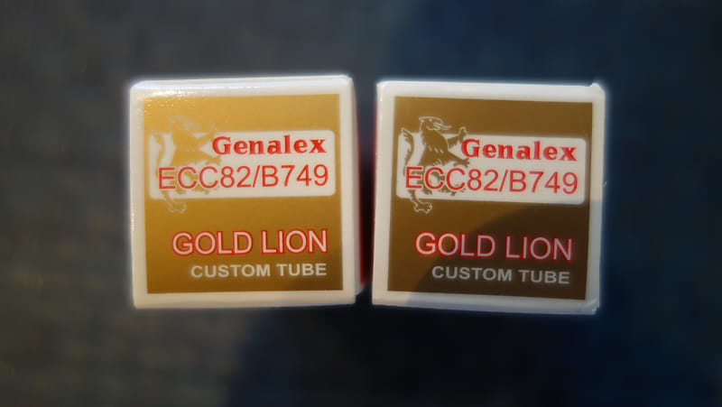 Genalex Gold Lion 12AU7 /ECC82 Matched Pair New Tubes | Reverb