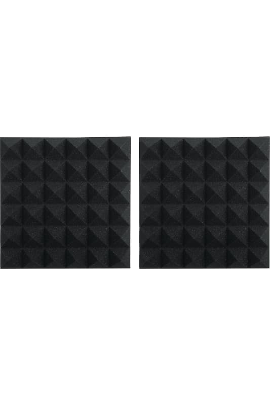 Gator Pair of 2 inch.-Thick Acoustic Foam Pyramid Panels 12 | Reverb
