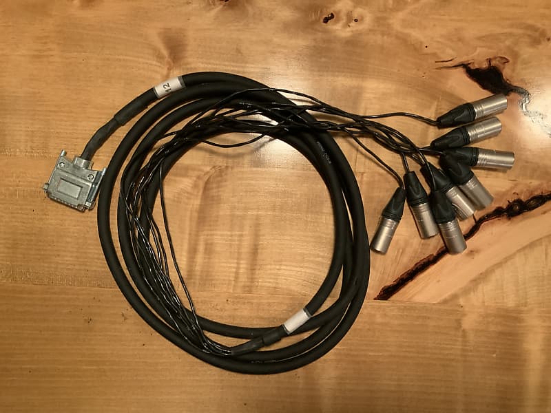Redco TGS-8 DB25-XLR Male 8 Channel Analog Interface Cable - | Reverb