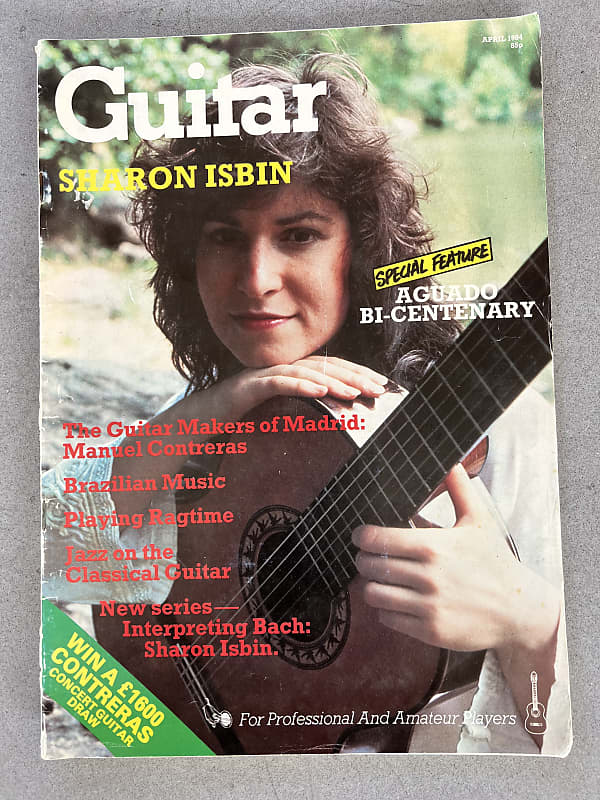 Guitar Magazine UK Aguado Sharon Isbin edition 1984 - Multi | Reverb