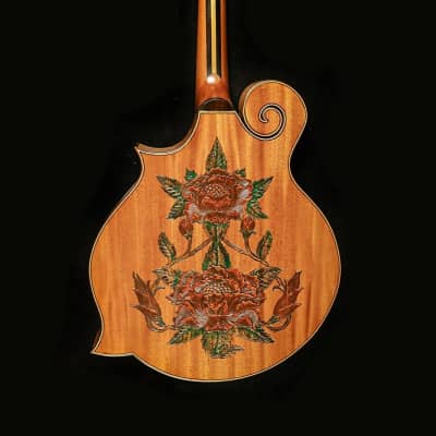 Blueberry Handmade Mandolin Floral Motif Built to Order in | Reverb