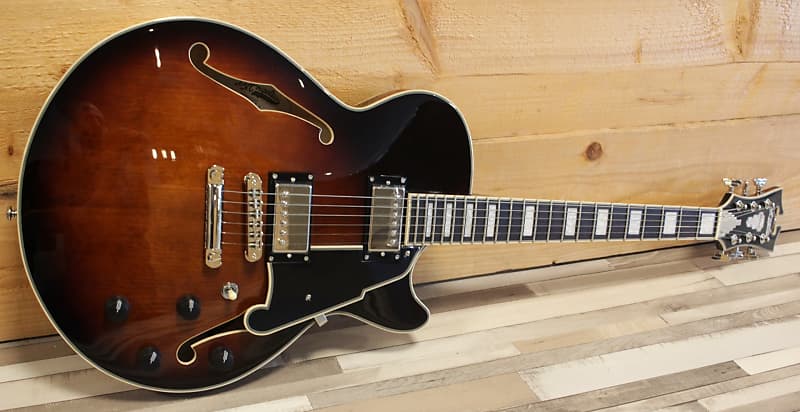 D'Angelico Premier SS Brown Burst | Reverb