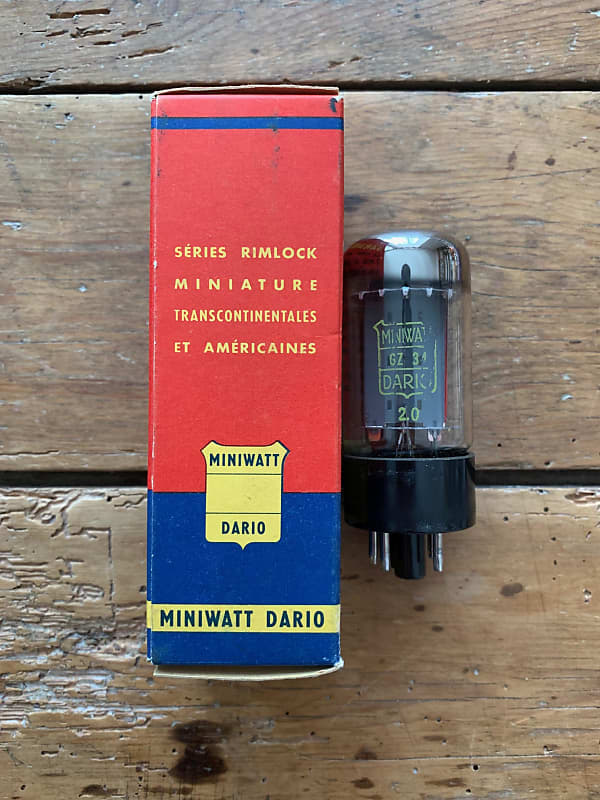 MULLARD / Miniwatt Dario GZ34 (5AR4 - 5U4G - CV1377) | Reverb