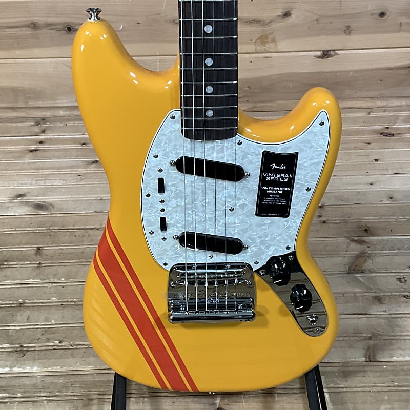 Fender Vintera II '70s Competition Mustang Electric Guitar - | Reverb