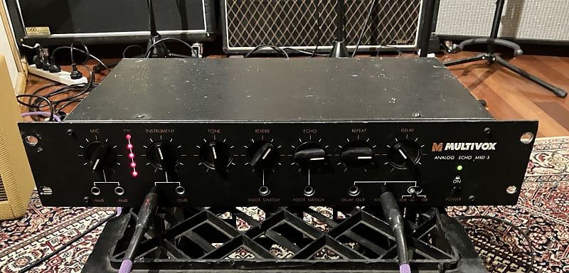 Multivox MXD-5 Analog Echo 1980's - Black | Reverb