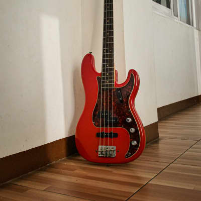1969 Fender Precision Bass Fiesta Red - Original Custom Color | Reverb