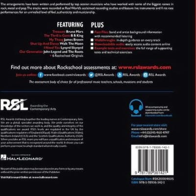 Rockschool Electric Guitar Grade 4 (2018+) | Reverb