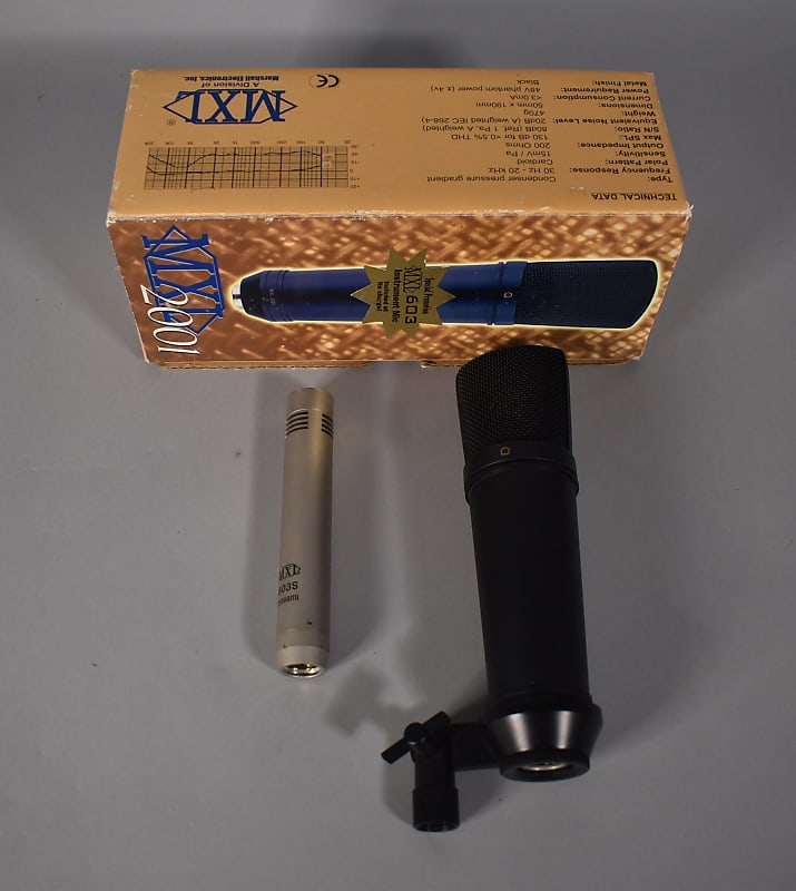 MXL 2001 Condenser Microphone and Stereo 603 Room Microphone | Reverb