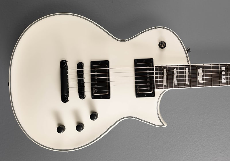 ESP/LTD E-II Eclipse - Snow White Satin | Reverb