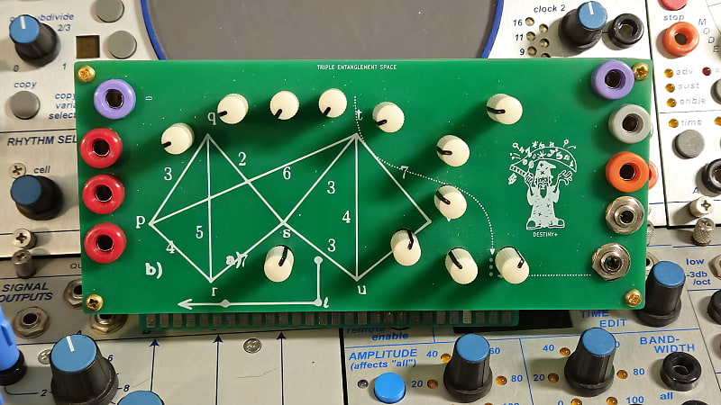 Destiny Plus Triple Entanglement Space Buchla Easel Card | Reverb