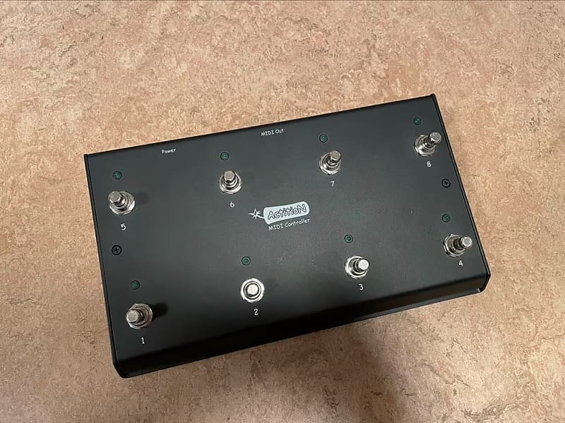 ActitioN 8 Button Universal DIN MIDI foot controller, | Reverb