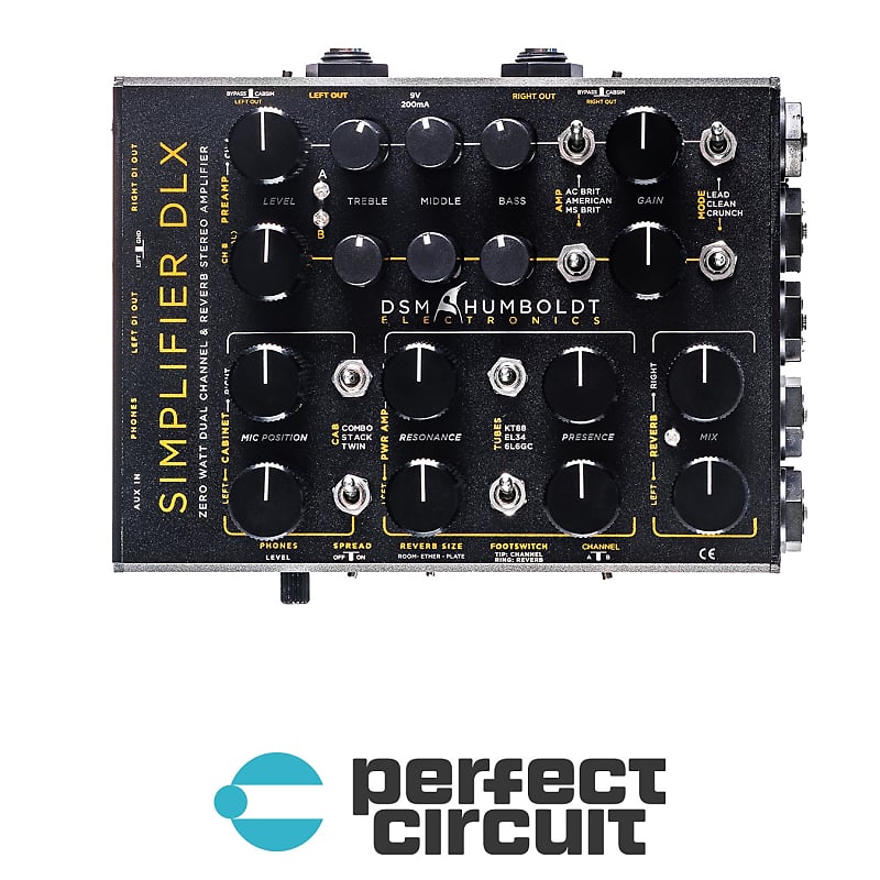 DSM & Humboldt Simplifier DLX Stereo Guitar Preamp + Cab | Reverb UK