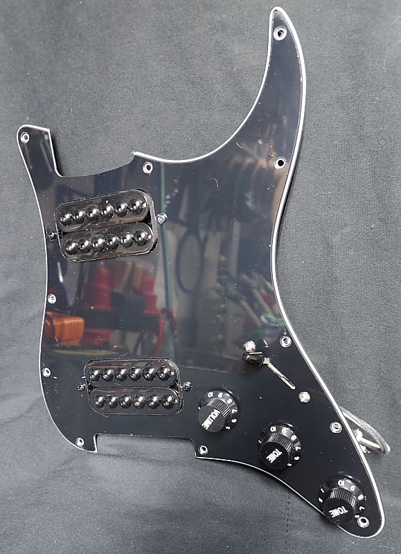 Rock'n R Guitars Loaded HH for Strat Pickguard W/GM "Invader | Reverb